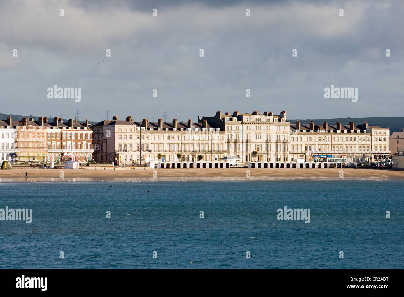 Weymouth seafront beach seaside hi-res stock photography and images - Alamy