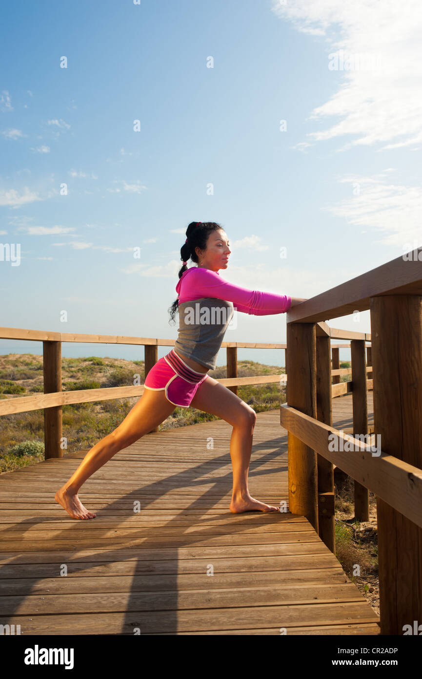 Starting her daily outdoor workout Stock Photo - Alamy