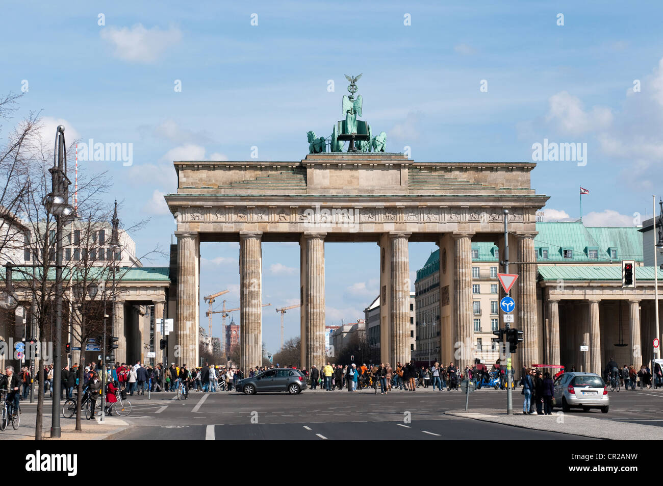 The Brandenburger Tor (Brandenburg Gate) is the ancient gateway to ...