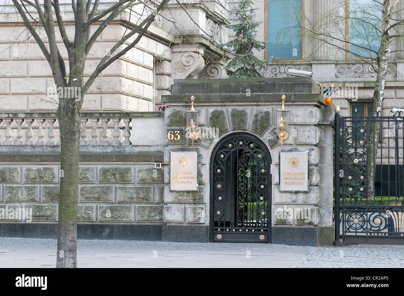Russian embassy in Berlin, Germany Stock Photo - Alamy