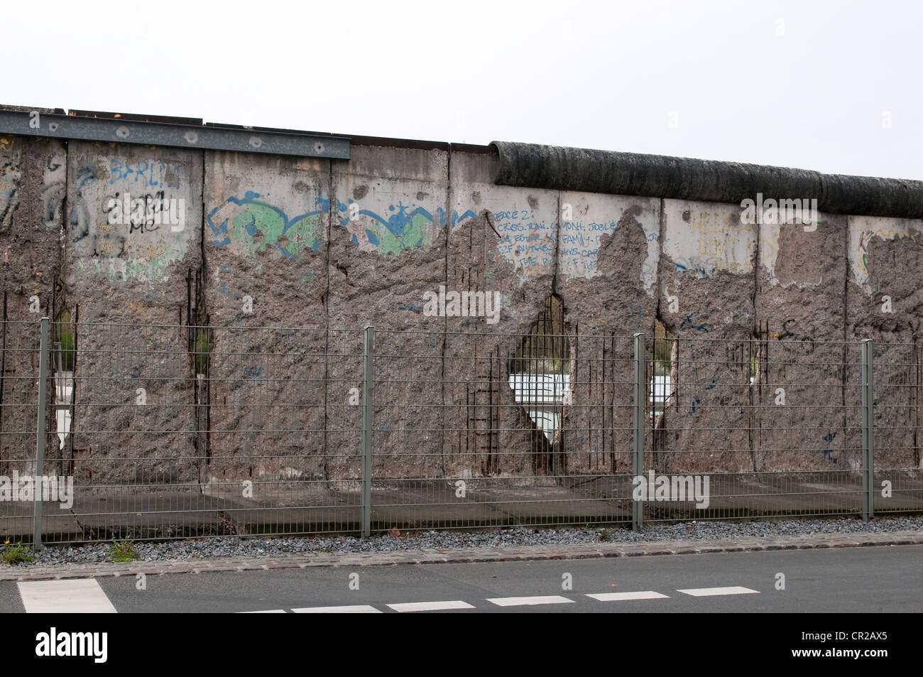 The remains of berlin wall in Berlin Gemany Stock Photo - Alamy