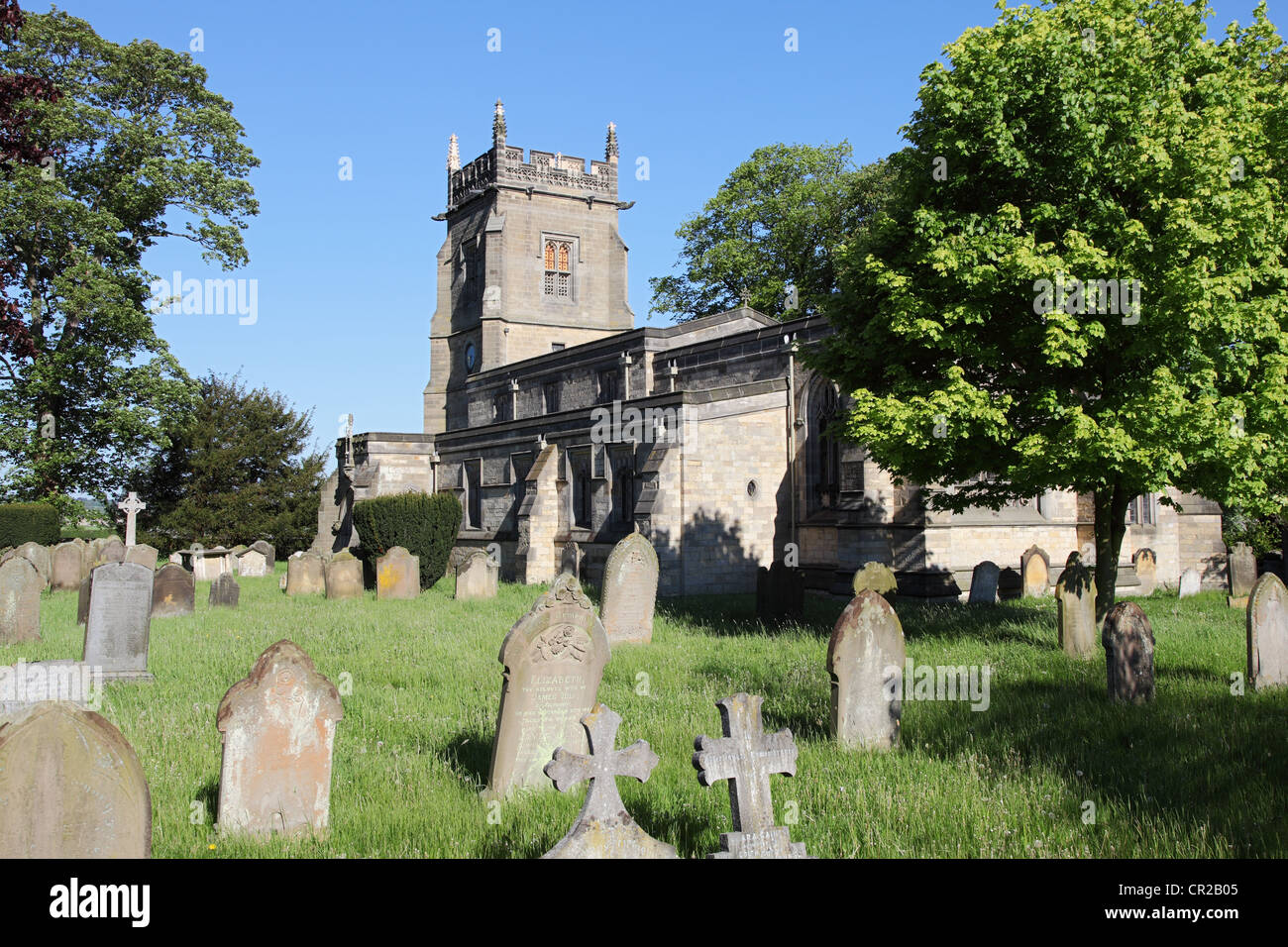 All Saints parish church Slingsby, North Yorkshire, England, UK Stock ...