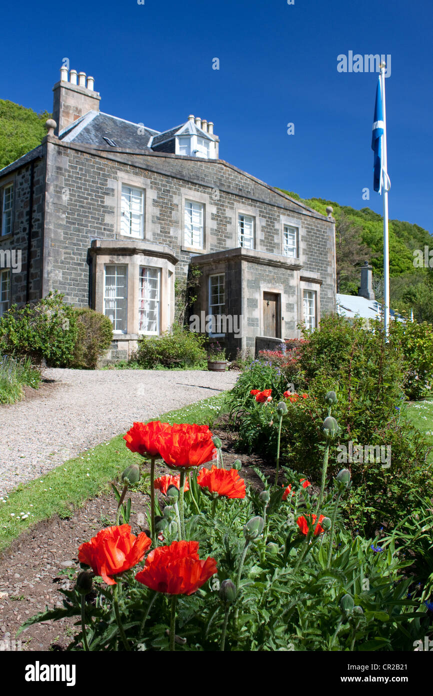 Canna House Garden, Isle of Canna, Small Isles, Scotland Stock Photo ...