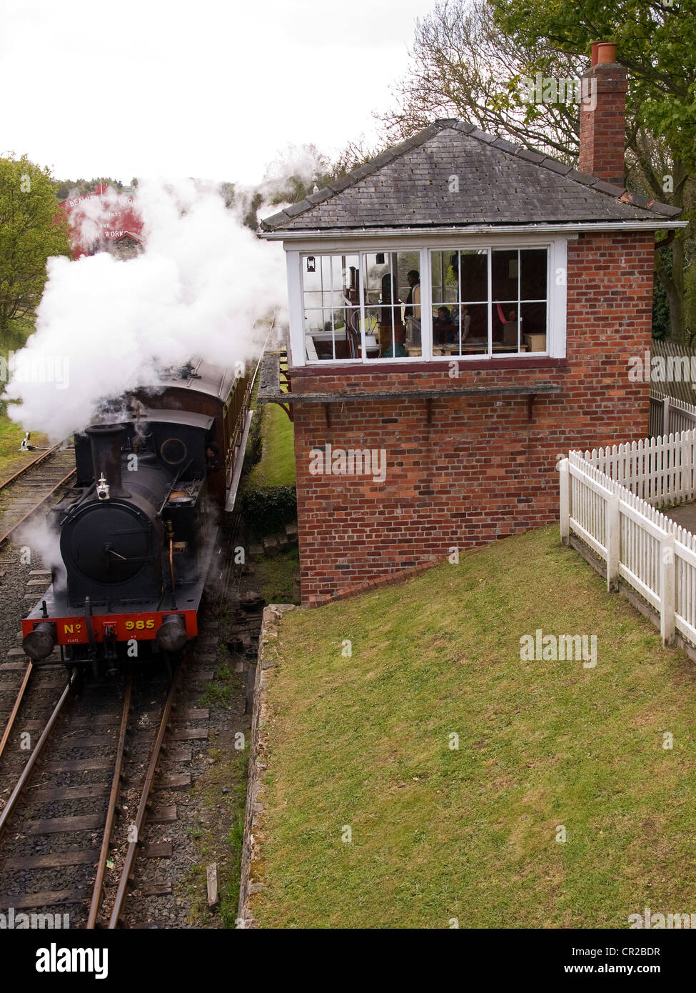Steam train Beamish Museum County Durham England UK Stock Photo - Alamy