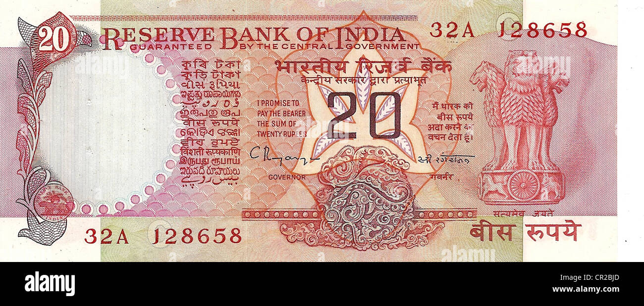 International currency -Indian rupee note Stock Photo - Alamy