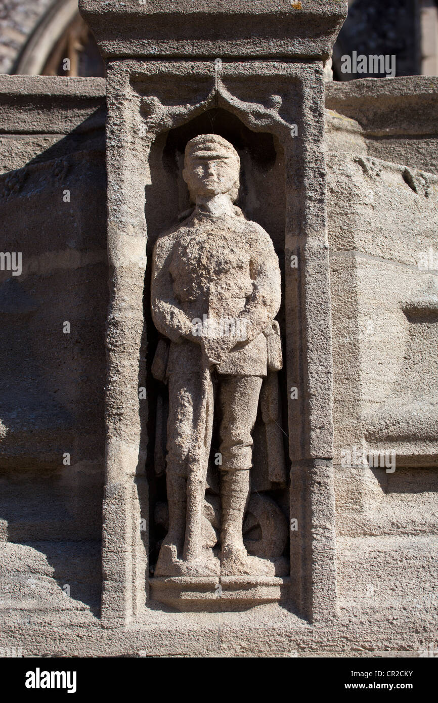 Stone Figure on facade of St Peter and Paul Church Stock Photo - Alamy