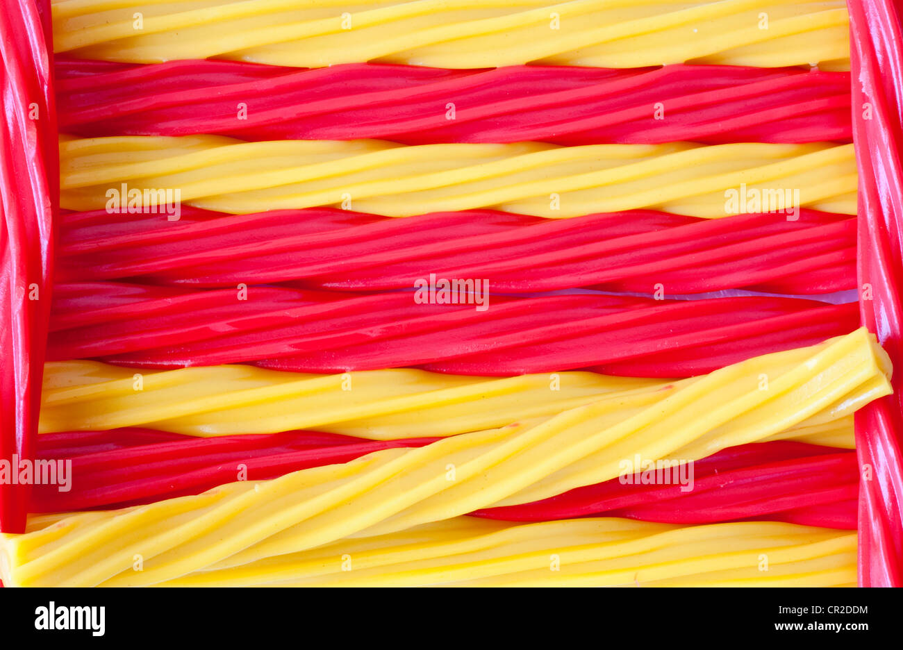 licorice laid OUT IN a pattern Stock Photo - Alamy