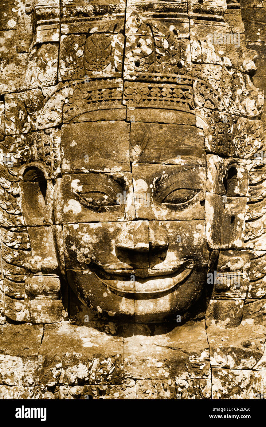 Bayon head hi-res stock photography and images - Alamy