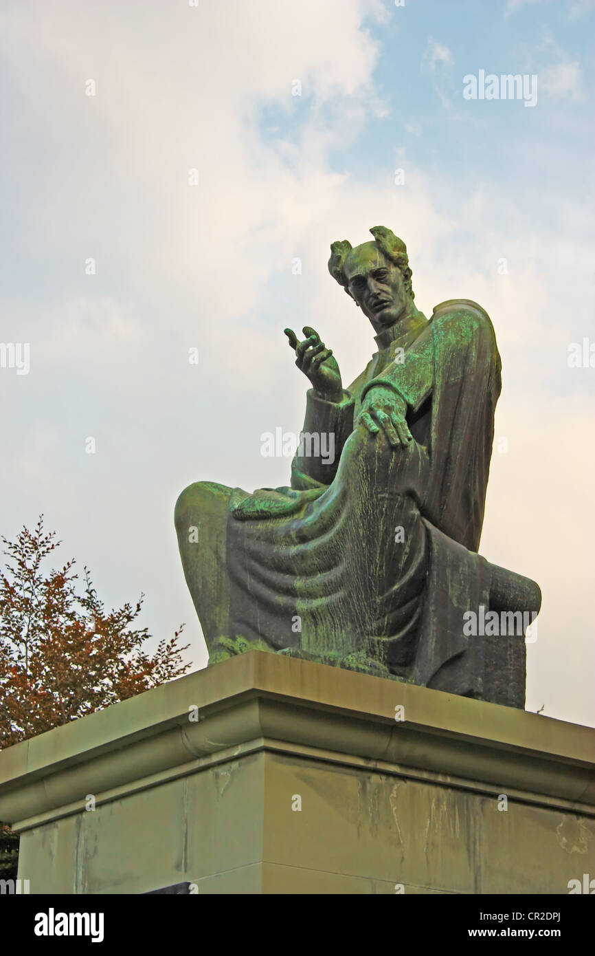 Statue of J.J. Strossmayer from Ivan Mestrovic in Zagreb Stock Photo ...