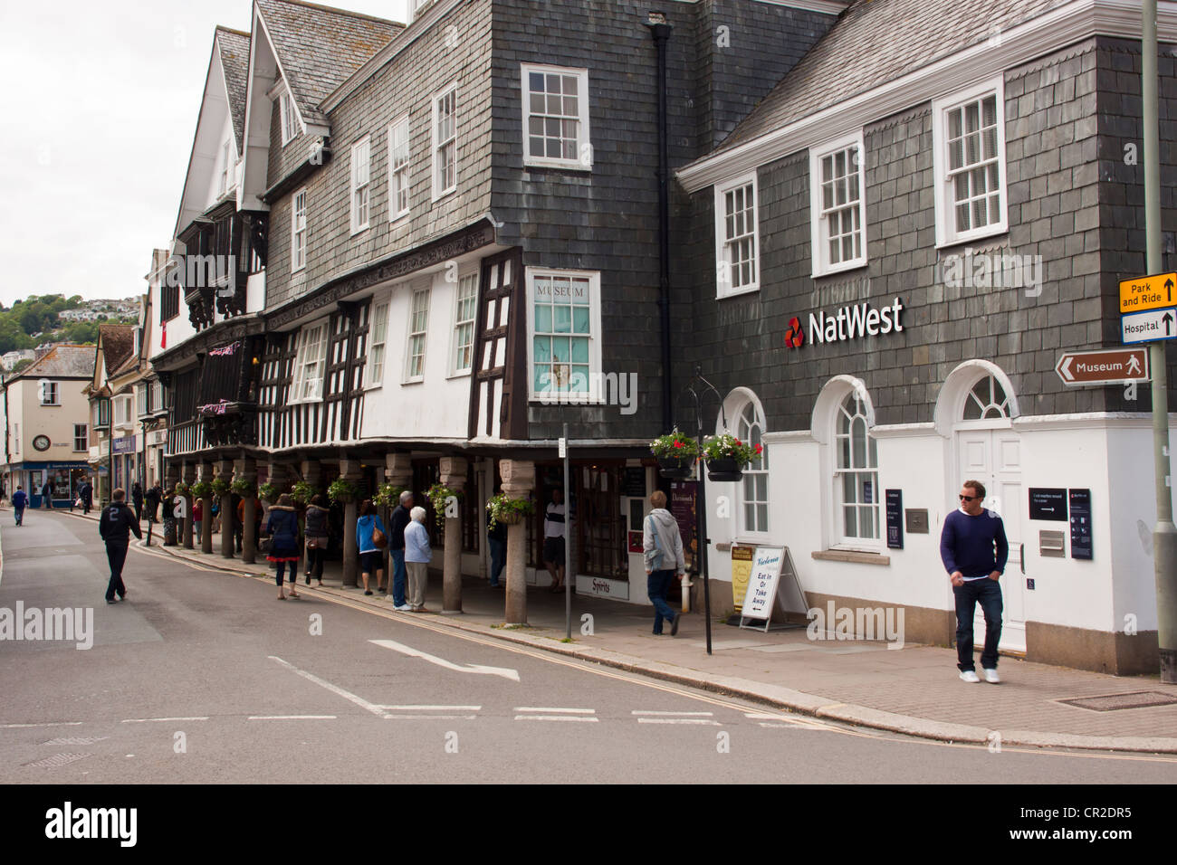 Street scenes in Dartmouth, Devon, UK Stock Photo - Alamy