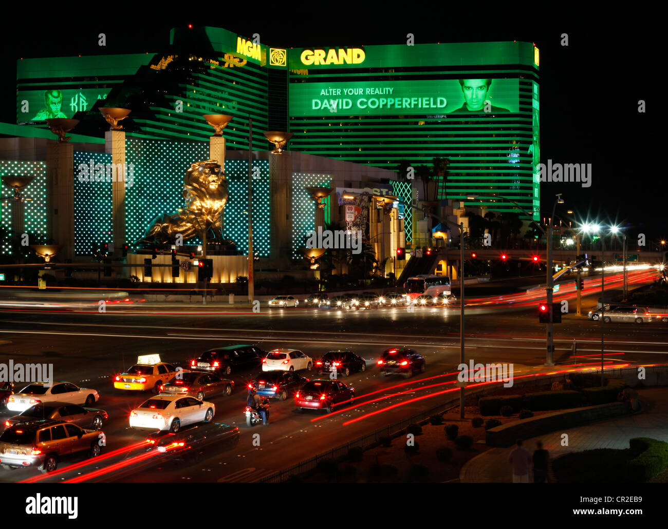 MGM Grand Hotel on the strip on September in Las Vegas, Nevada Stock ...