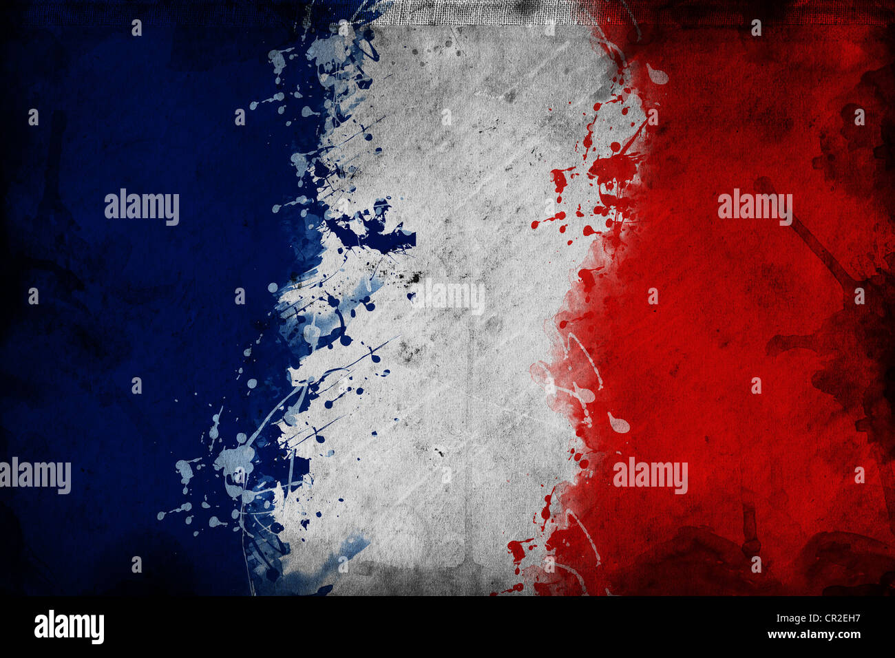 French flag damaged hi-res stock photography and images - Alamy