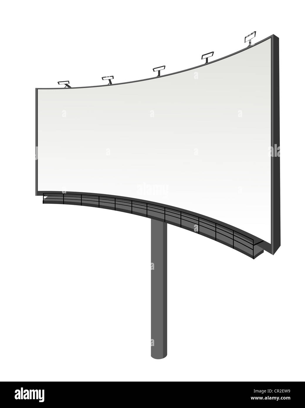 Perspective view billboard, abstract art Stock Photo - Alamy