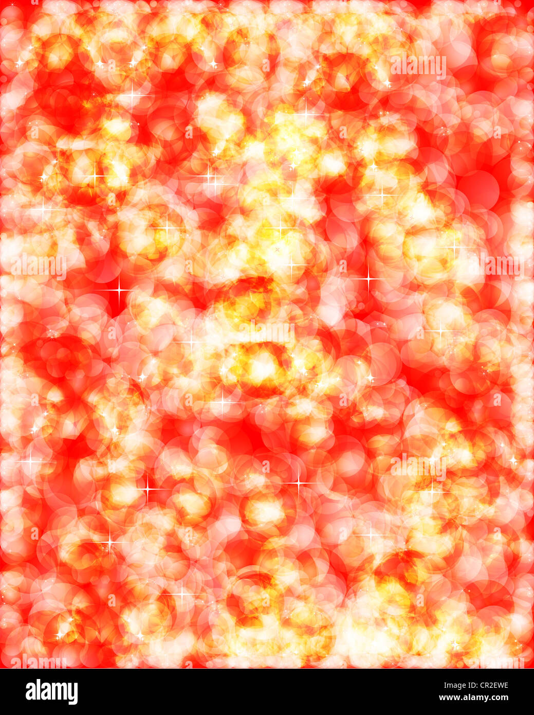 Shiny red bubbles background and stars Stock Photo - Alamy