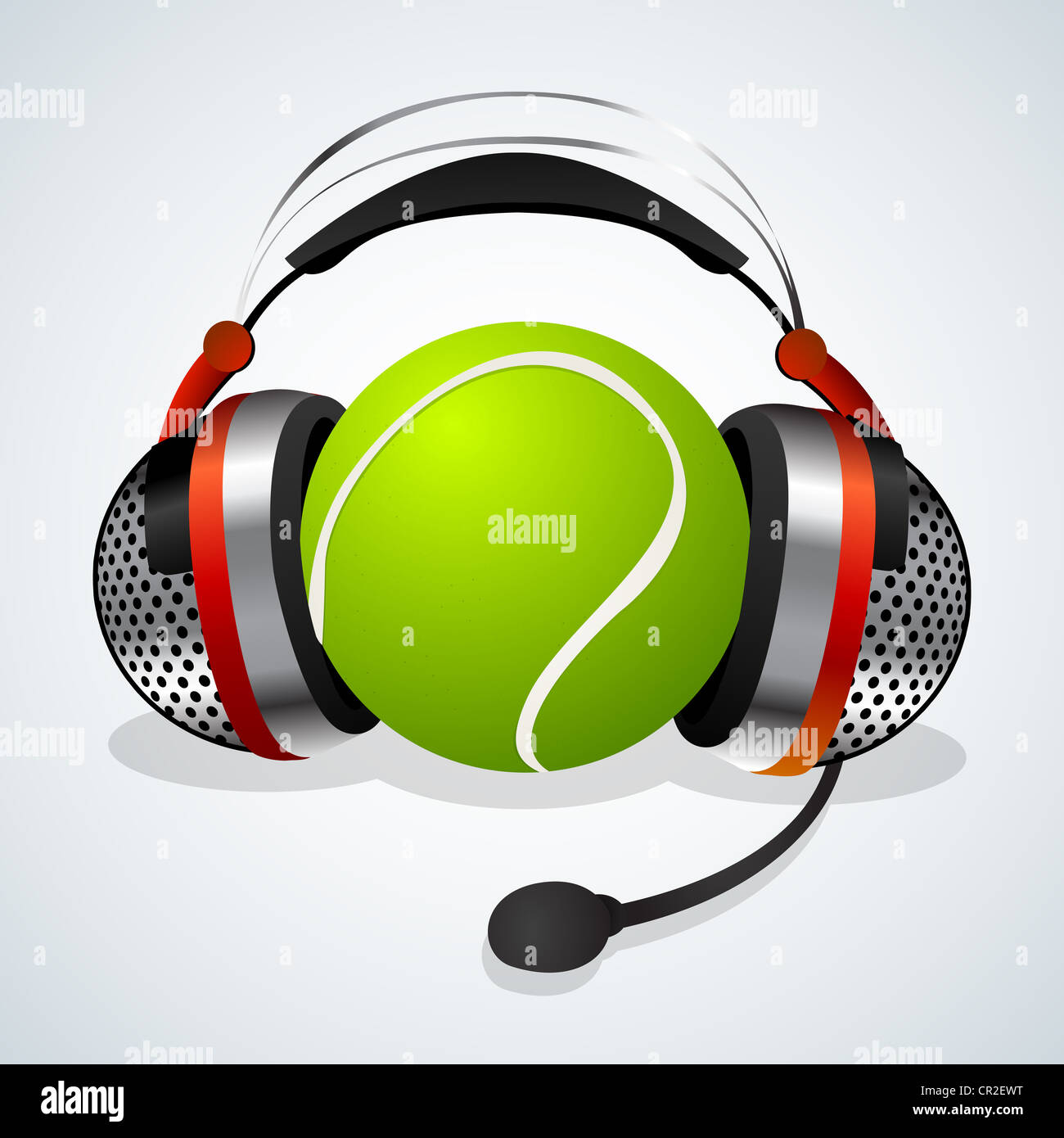 Tennis ball headphones hi-res stock photography and images - Alamy