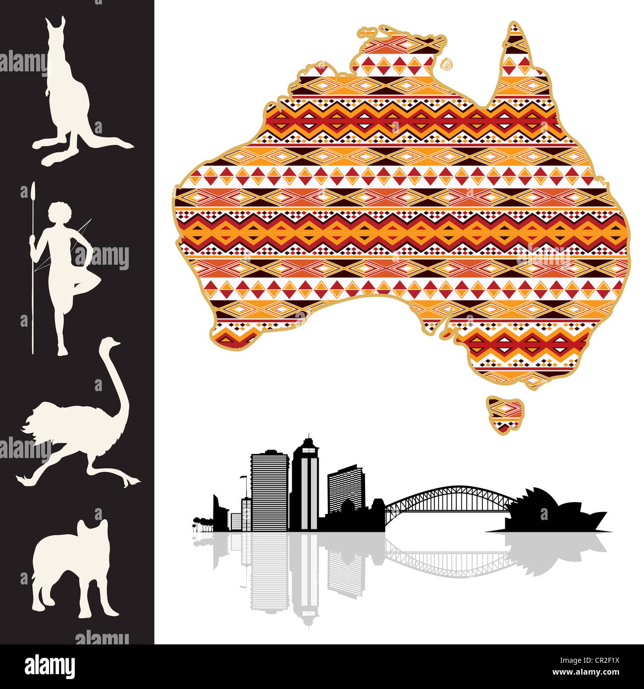 Australia outback illustration hi-res stock photography and images - Alamy