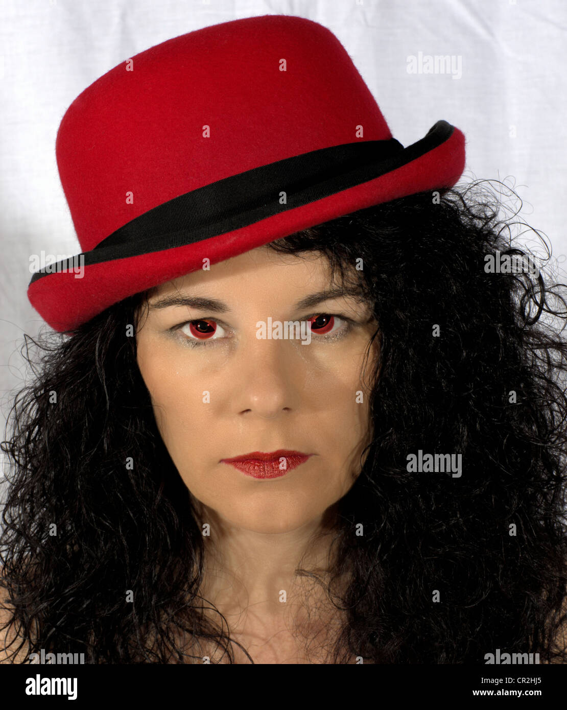 Red Bowler Hat High Resolution Stock Photography and Images - Alamy