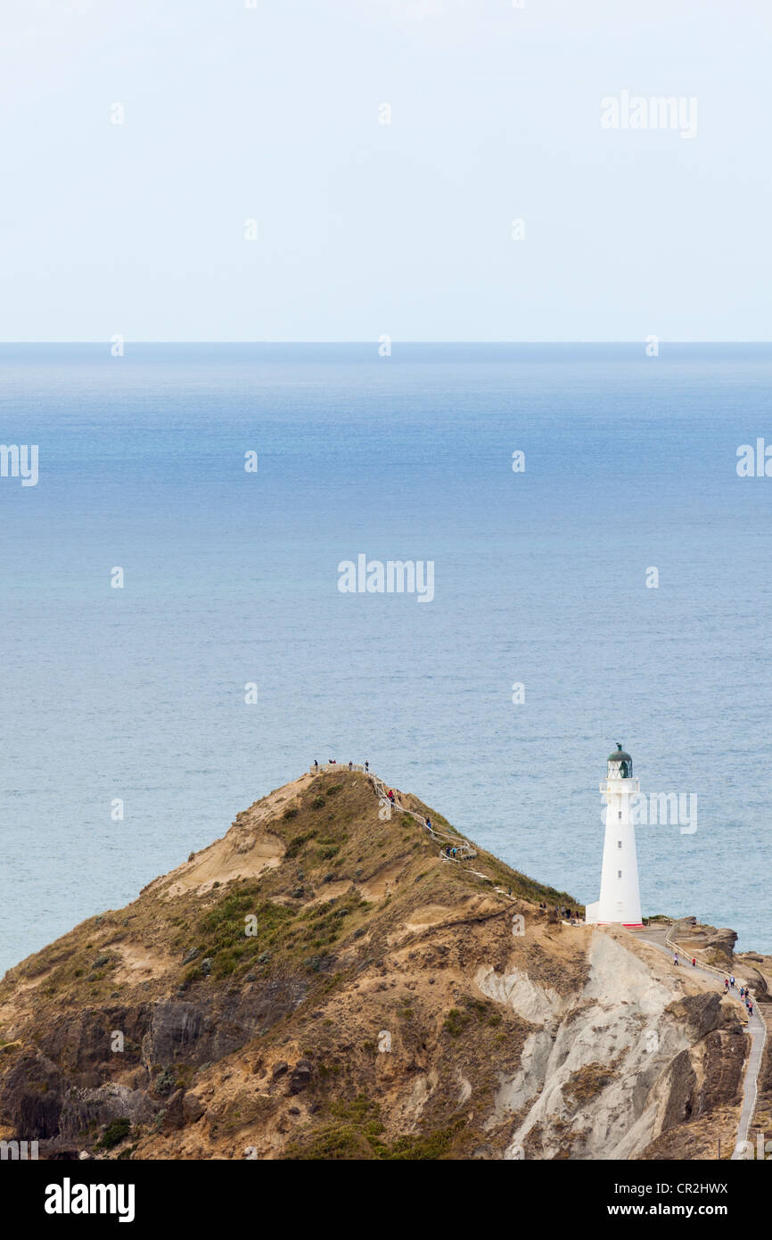Castle Point Lighthouse near Castlepoint, Wellington, New Zealand ...