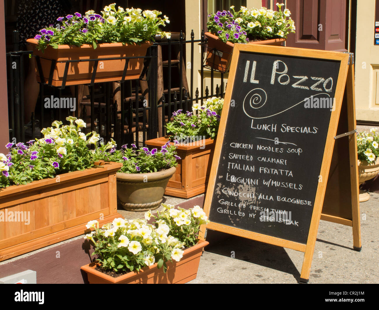 Il Pozzo Restaurant Menu Handwritten Chalkboard, 129 Spring St, SoHo ...