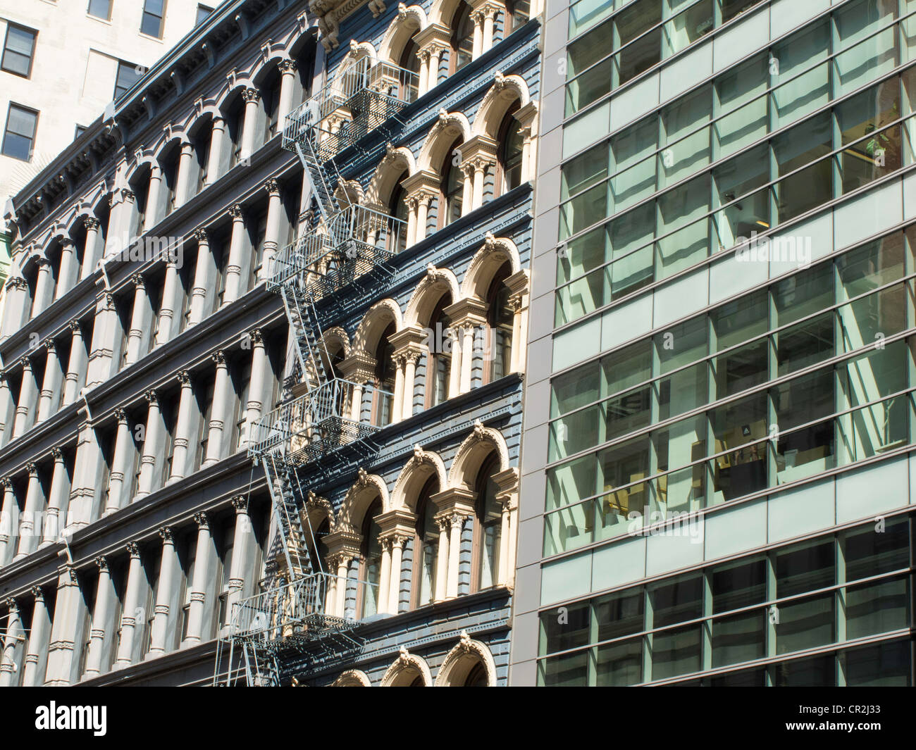 Architecture on Broadway, NYC Stock Photo - Alamy