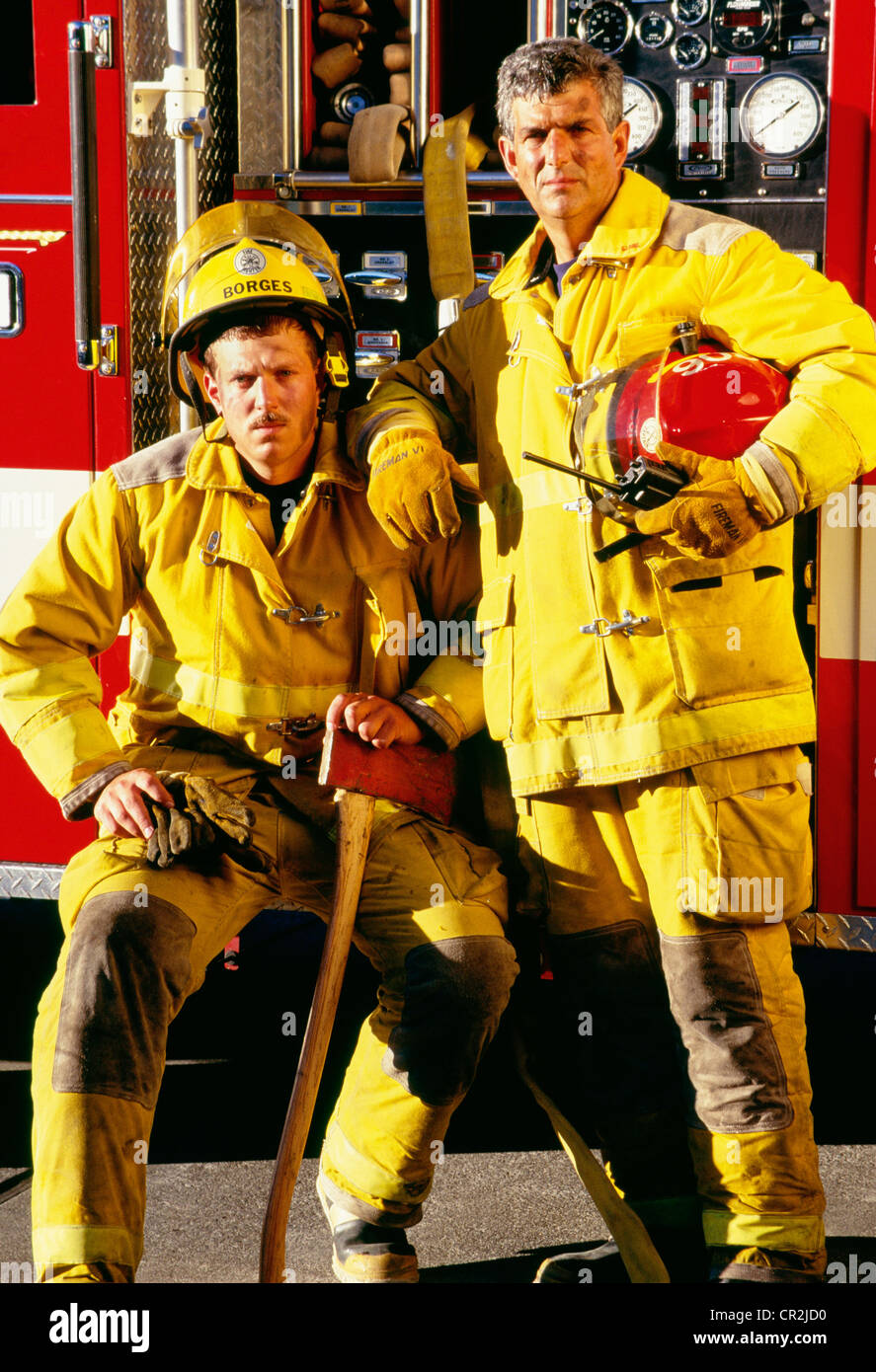 American volunteer firemen hi-res stock photography and images - Alamy