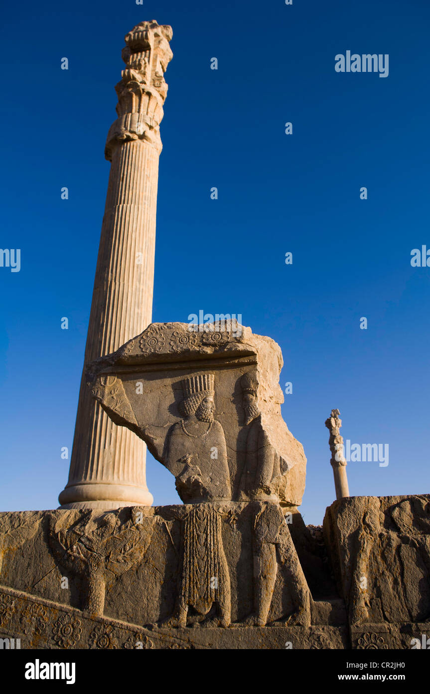 IRAN, Persepolis , Takht-e Jamshid ,The ceremonial capital of the ...