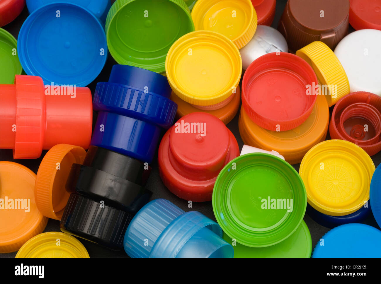Multicolor plastic bottle caps recycling hi-res stock photography and ...