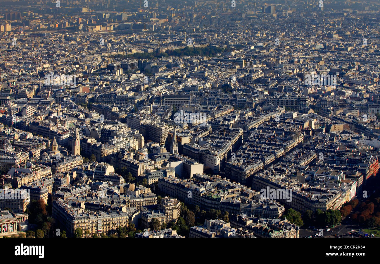 Paris aerial view stadium hi-res stock photography and images - Alamy