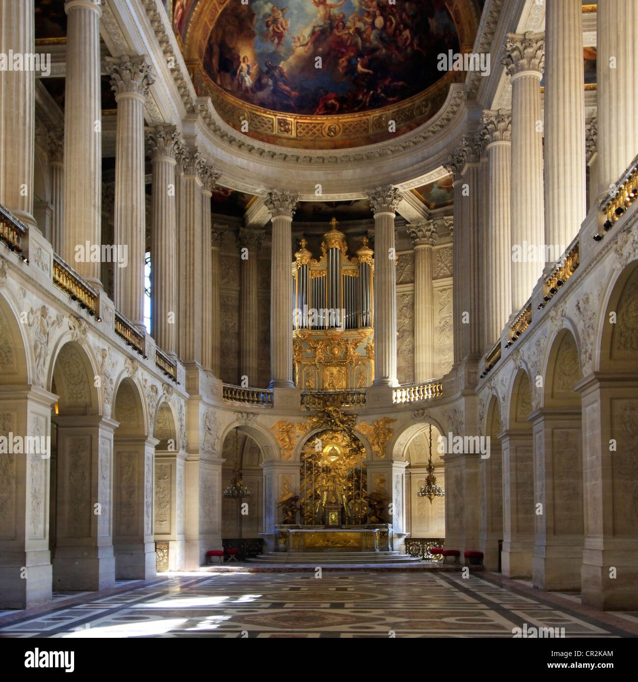 Royal Chapel of Versailles Palace, France Stock Photo - Alamy