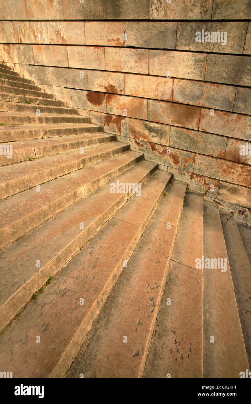 Ladder on quay Seine. Paris. France Stock Photo - Alamy