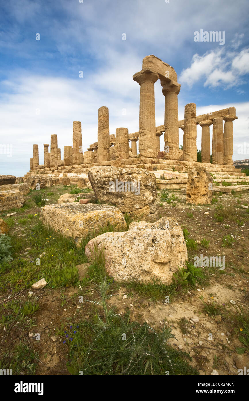 Juno Temple, Valley of temples, Agrigento, Sicily Stock Photo - Alamy