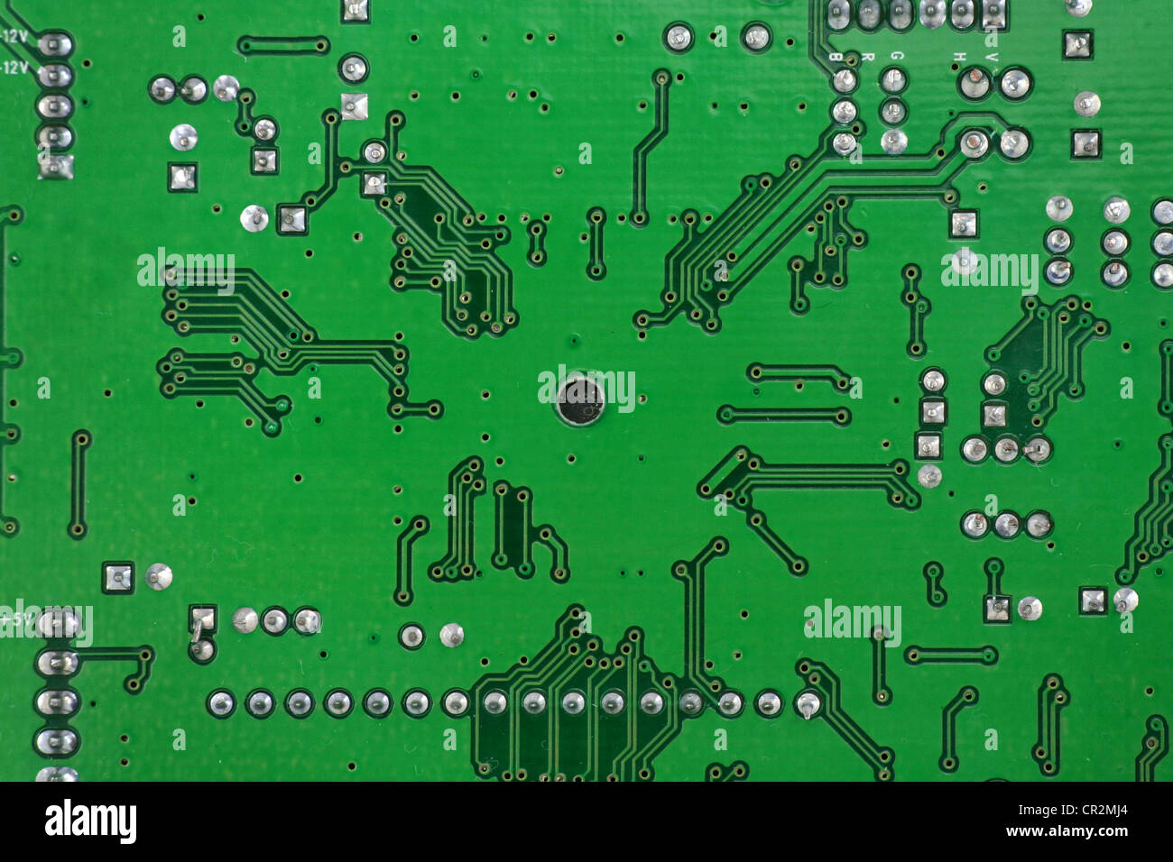 green circuit board for background Stock Photo - Alamy