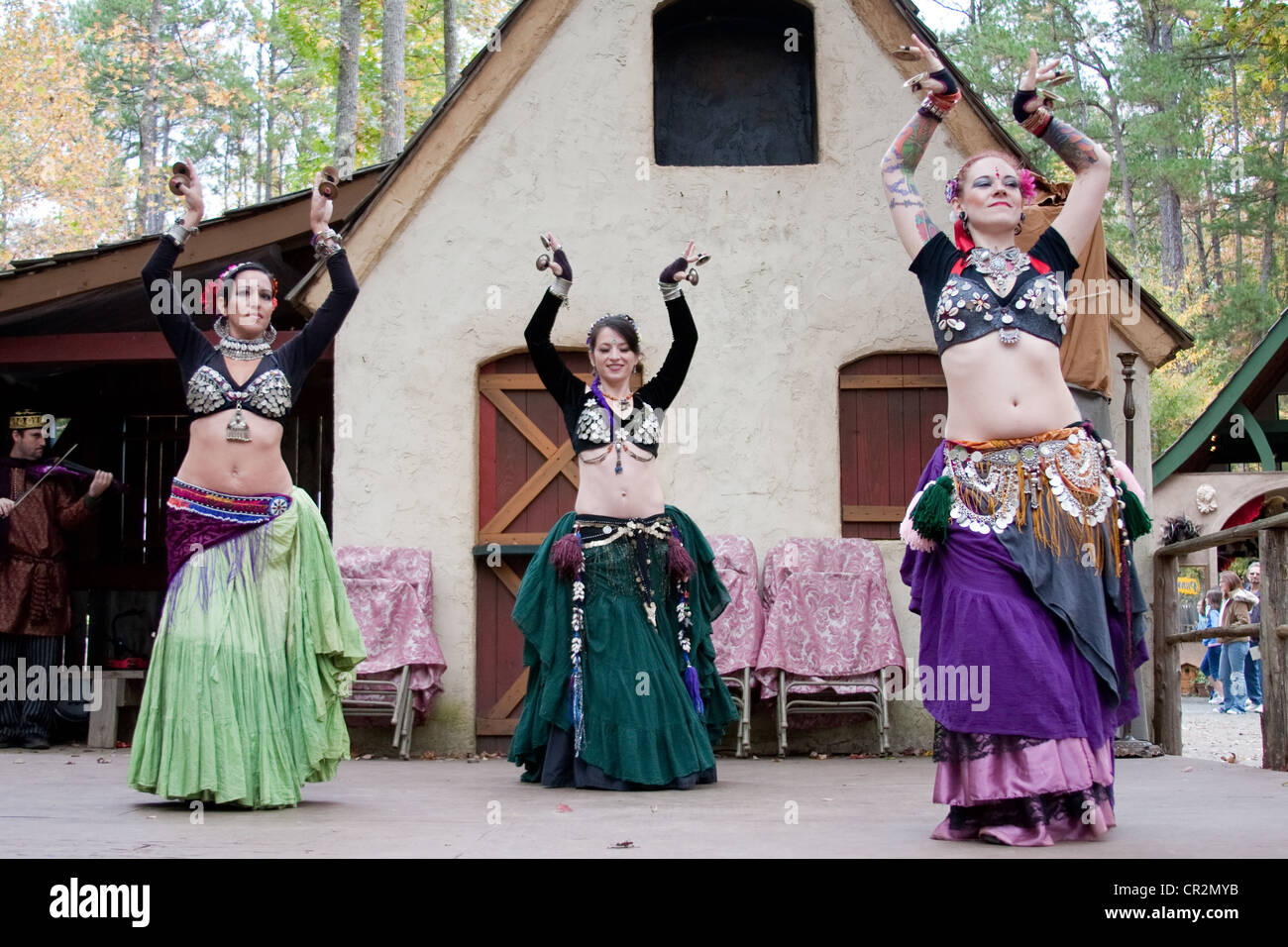 Belly Dancers Performing Stock Photo - Alamy