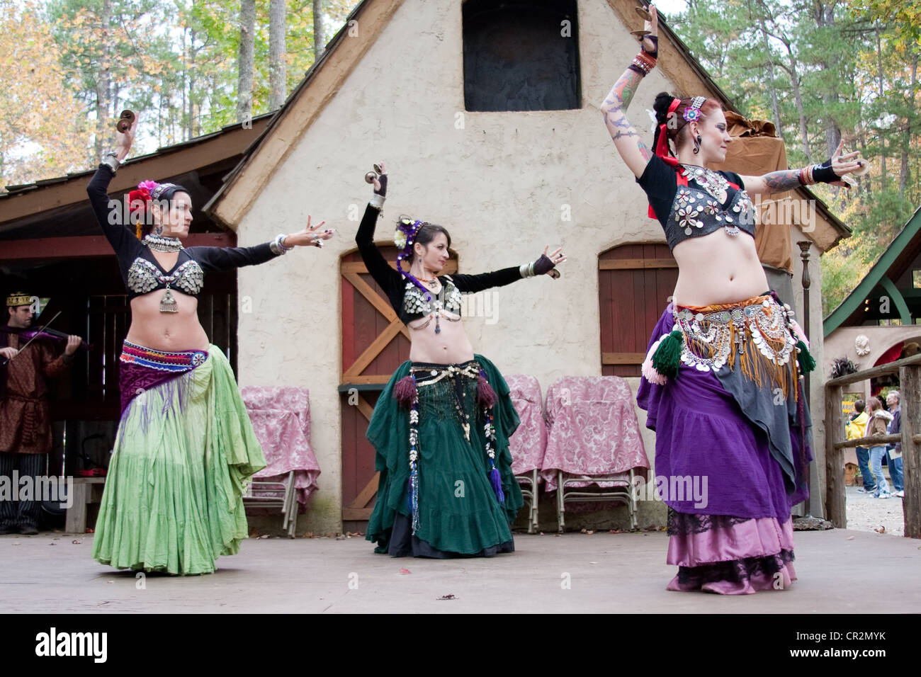 Belly Dancers Performing Stock Photo - Alamy