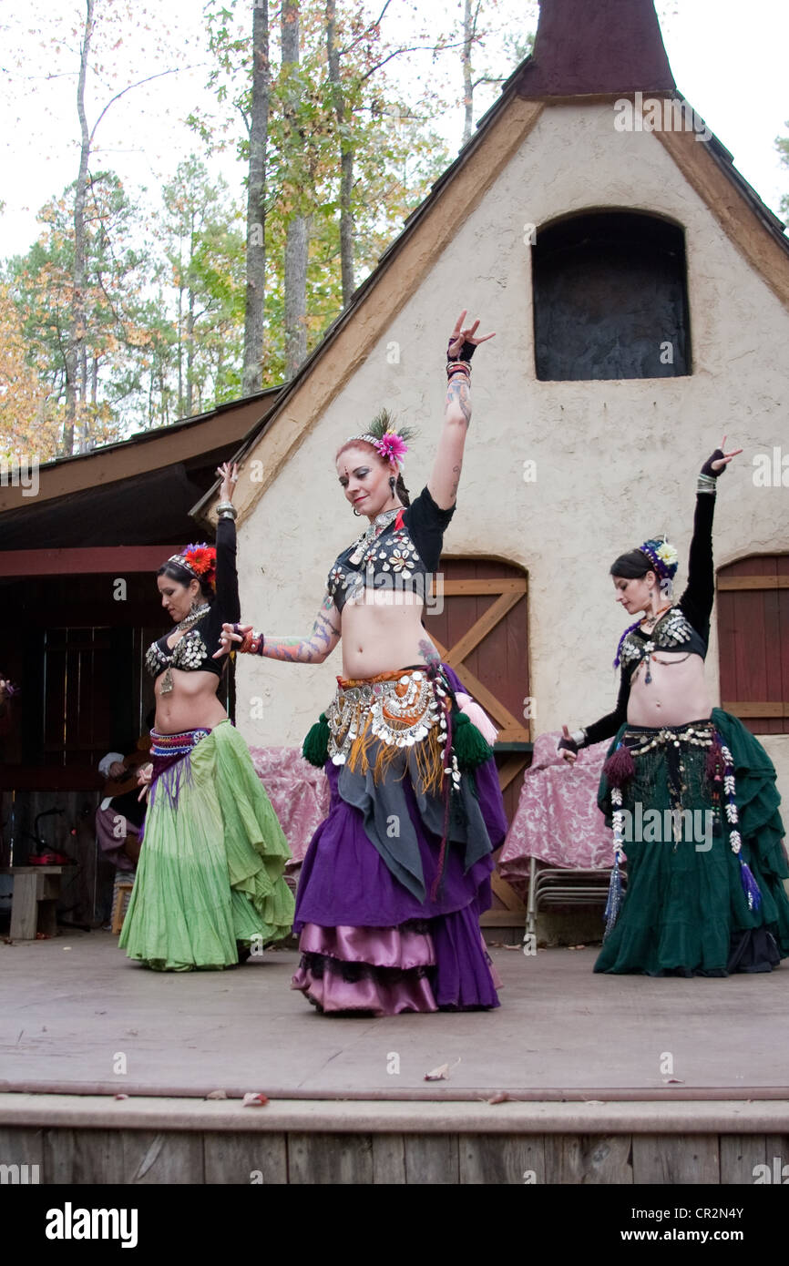 Belly Dancers Performing Stock Photo - Alamy