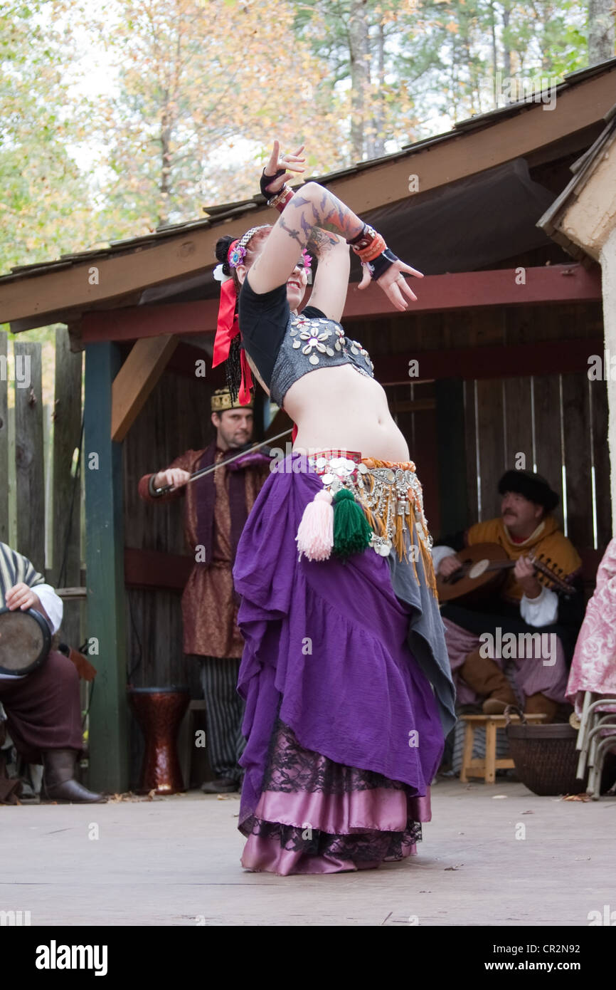 Belly Dancers Performing Stock Photo - Alamy