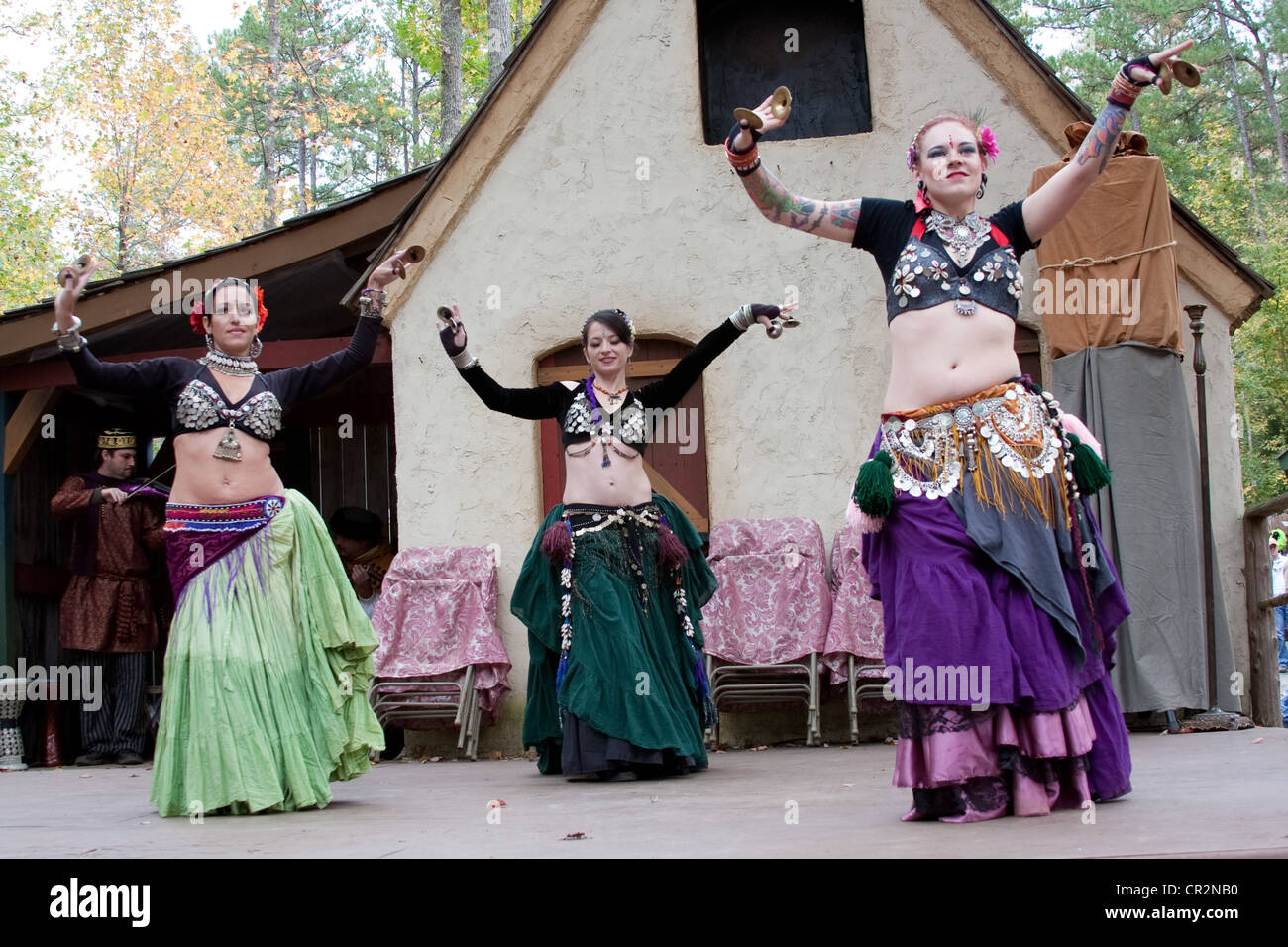 Belly Dancers Performing Stock Photo - Alamy