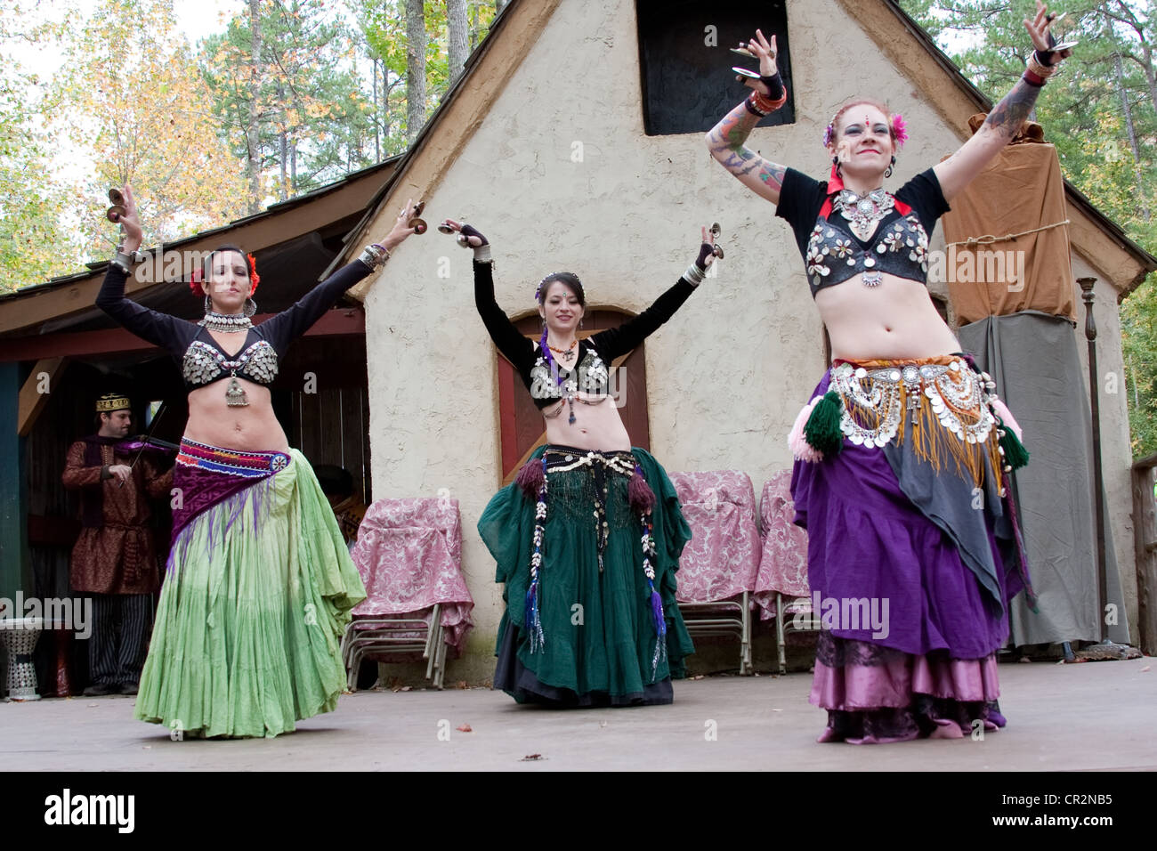 Belly Dancers Performing Stock Photo - Alamy