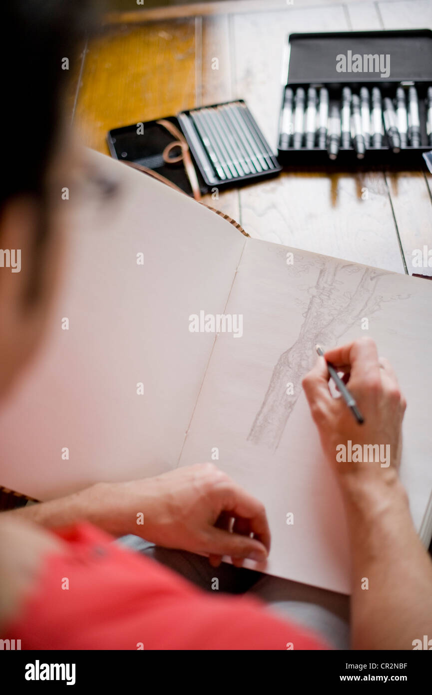 Draftsman drawing hi-res stock photography and images - Alamy