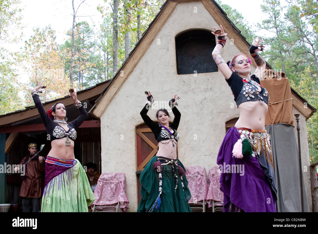 Belly Dancers Performing Stock Photo - Alamy