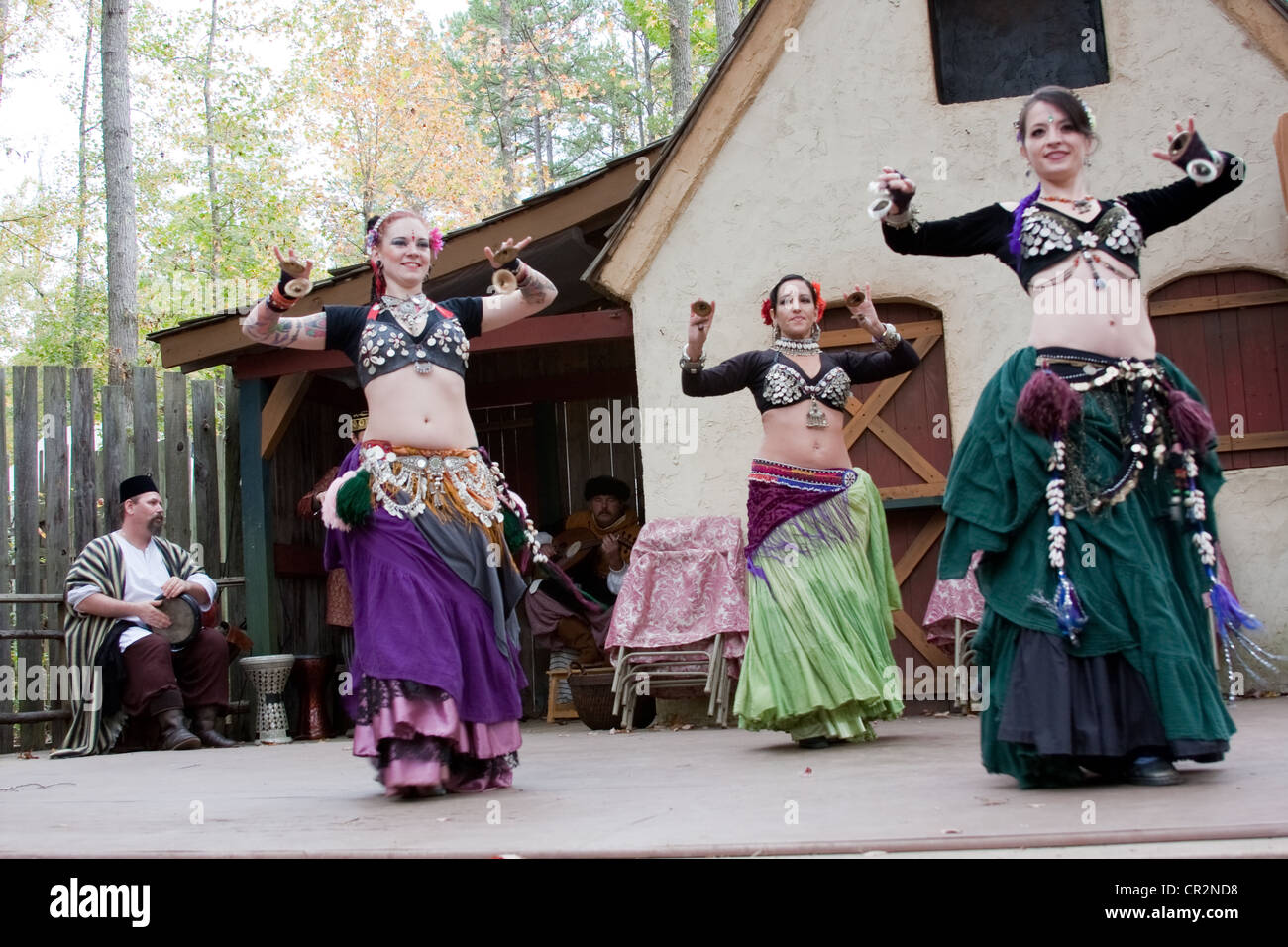 Belly Dancers Performing Stock Photo - Alamy