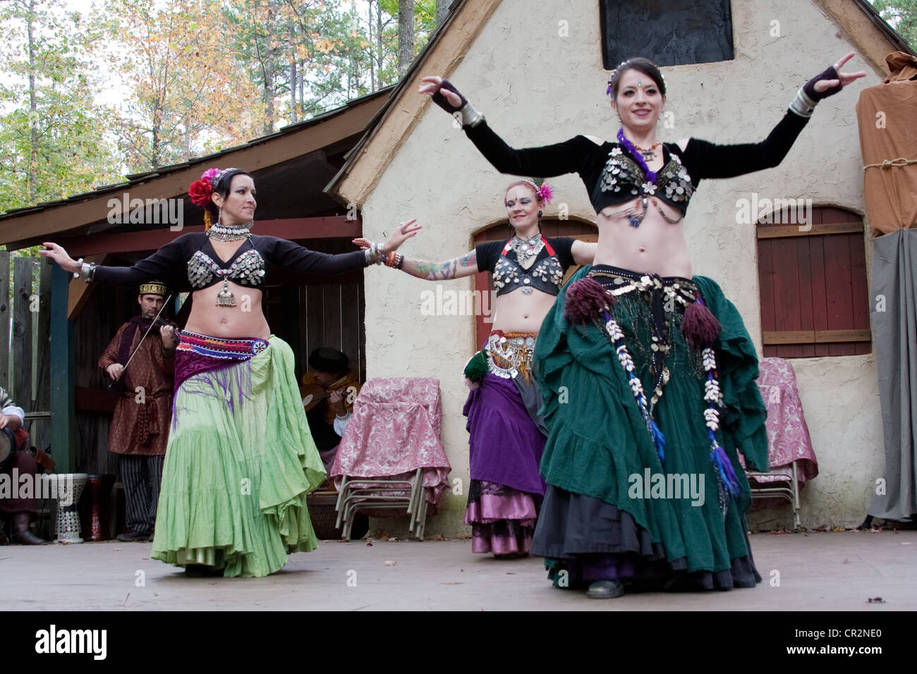 Belly Dancers Performing Stock Photo - Alamy