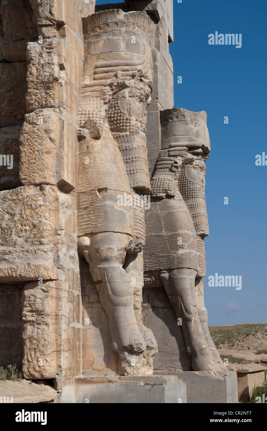 IRAN, Persepolis , Takht-e Jamshid ,The ceremonial capital of the ...