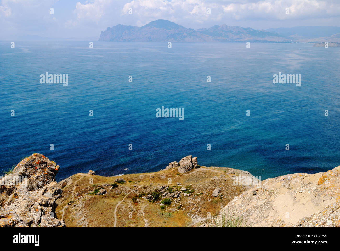 Coastline view, Ordzhonikidze (settlement of Feodosiya), Crimea ...