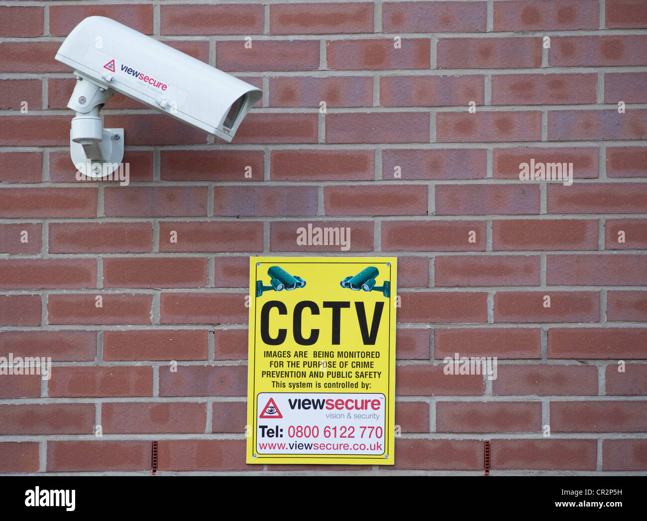 CCTV camera mounted on a building Stock Photo - Alamy