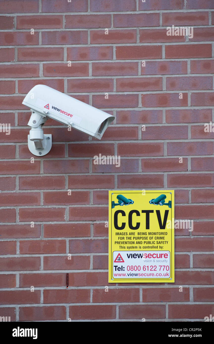 CCTV camera mounted on a building Stock Photo - Alamy