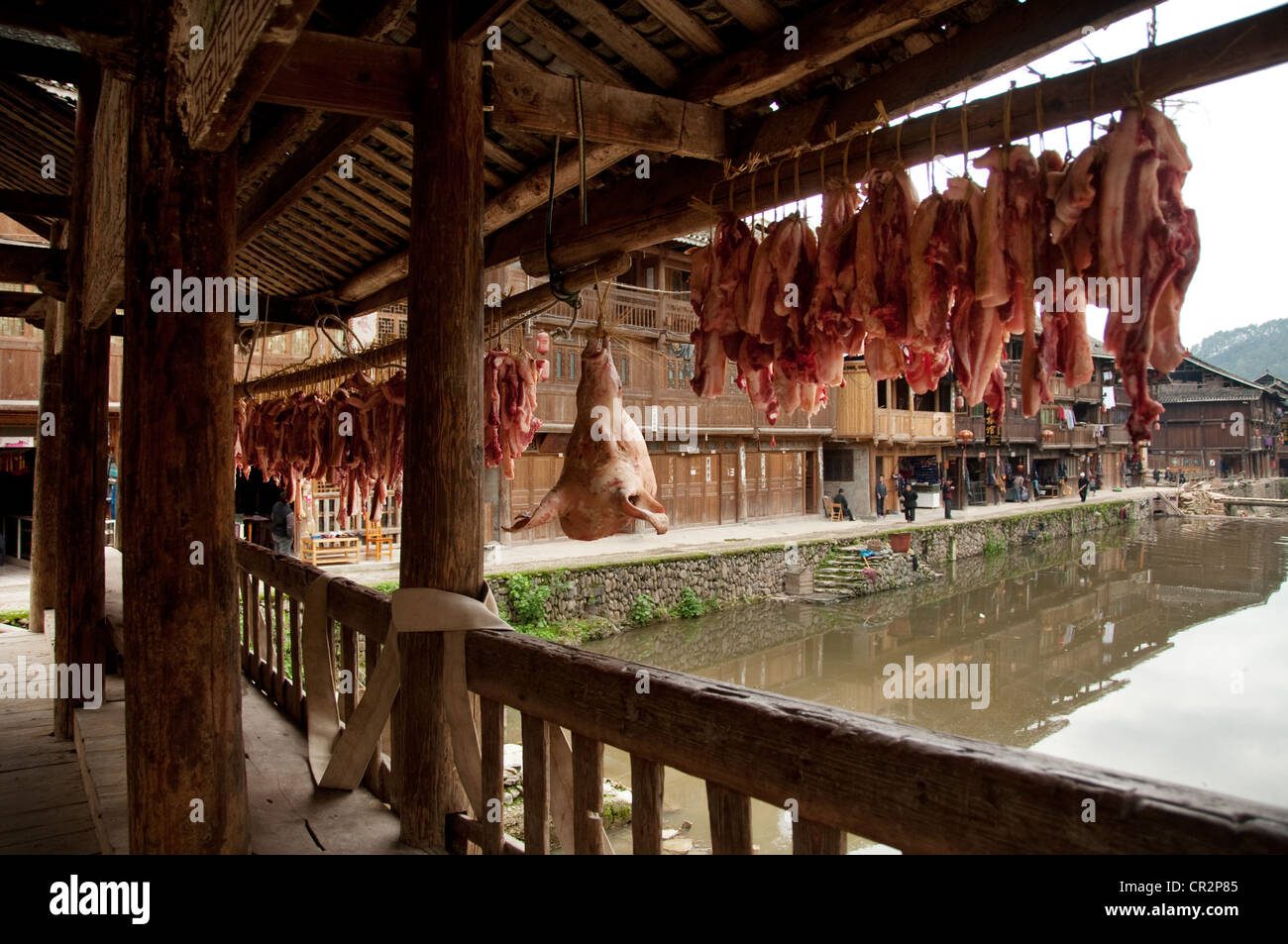 Drying meat hi-res stock photography and images - Alamy
