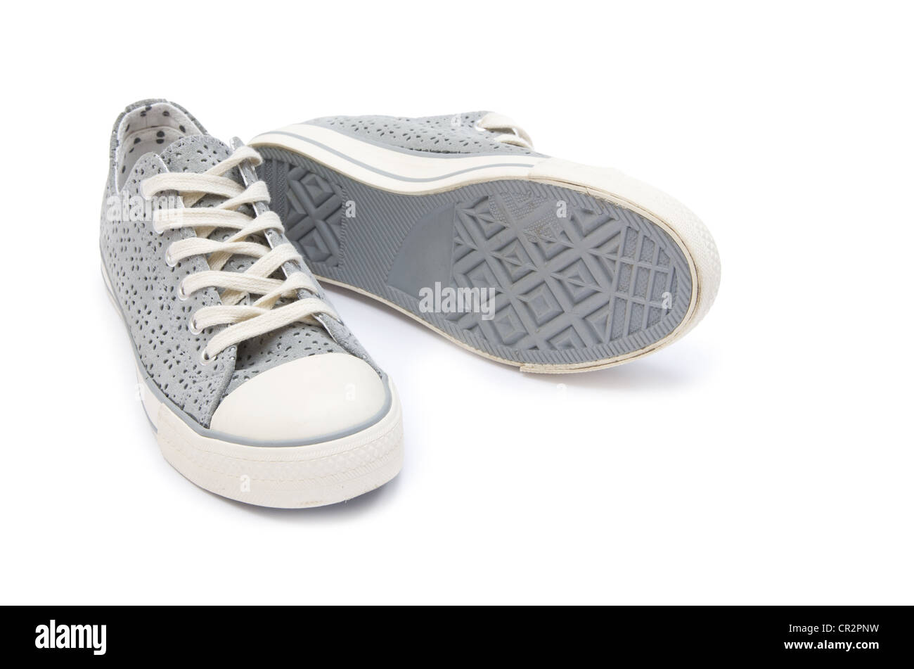 Pair of sneakers isolated on white background Stock Photo - Alamy