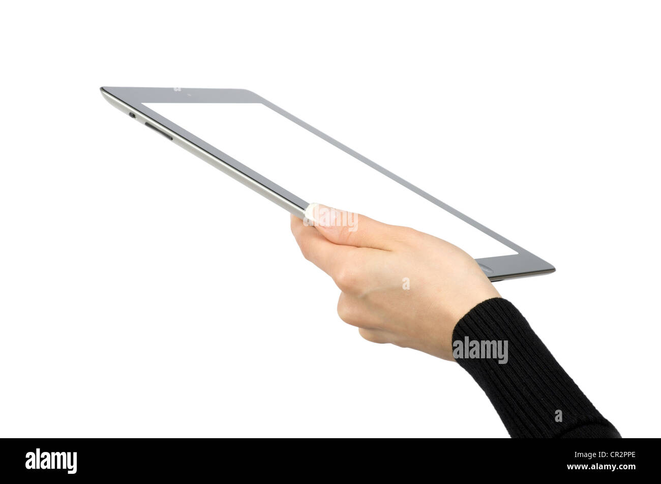 tablet computer in a hands Stock Photo - Alamy
