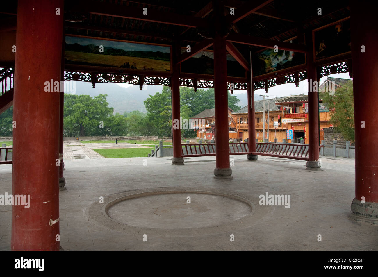 Southern China Traditional Chinese Village Traditional Dong ...